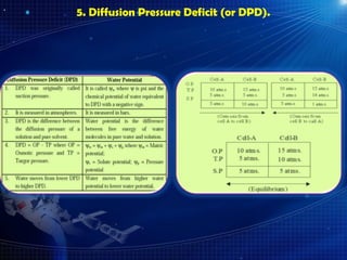 Unit- I -Water Relations in Plant Metabolism | PDF