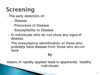 Introduction of Screening for Nursing Students | PPTX