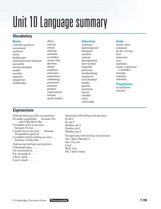 Unit language-summary-interchange-2 compress | PDF