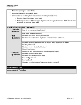 Unit Plan - Teaching Science | DOCX | Educational Assessment | Education