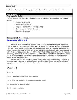 Unit Plan - Teaching Science | DOCX | Educational Assessment | Education
