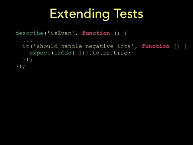 Unit Testing Front End JavaScript