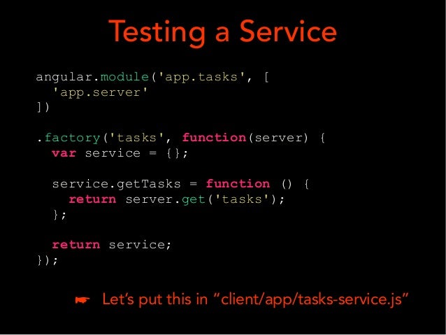 Unit Testing Front End Javascript