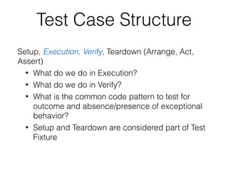Unit testing [4] - Software Testing Techniques (CIS640) | PPT