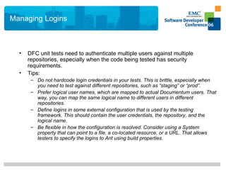 Unit Testing DFC | PPT