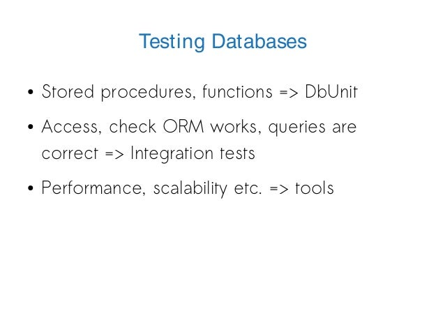 Unit testing-patterns
