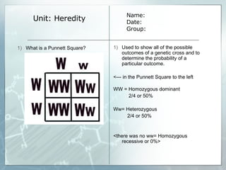Unit Three Cornell Notes B | PPT