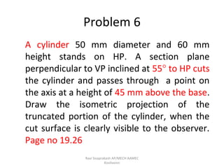 GE8152 ENGINEERING GRAPHICS Unit v-1. isometric projection | PPT