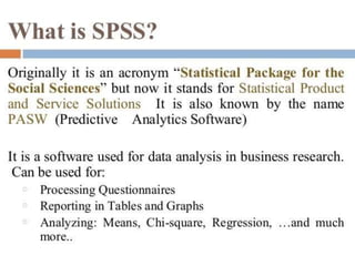 Unit v(spss statistical tool) anova table | PPTX