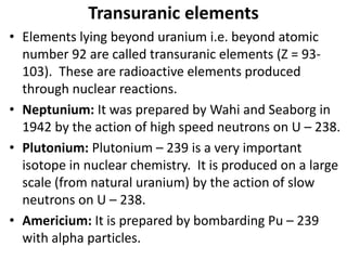 Inner transition elements | PPTX