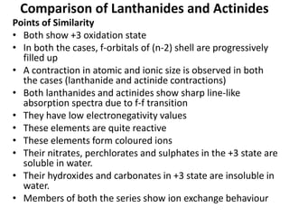 Inner transition elements | PPTX