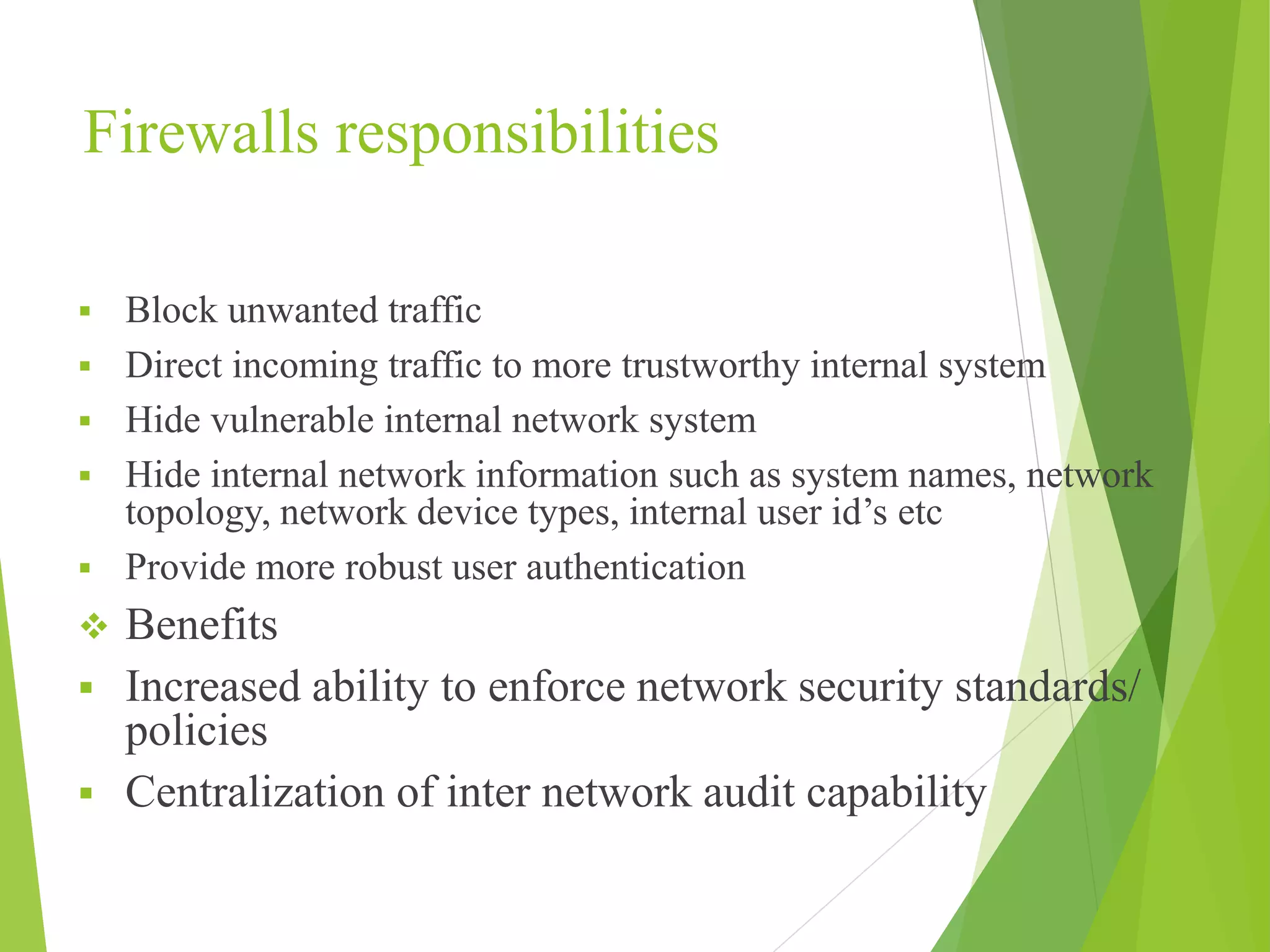 System Security- Firewalls and ID System | PPTX