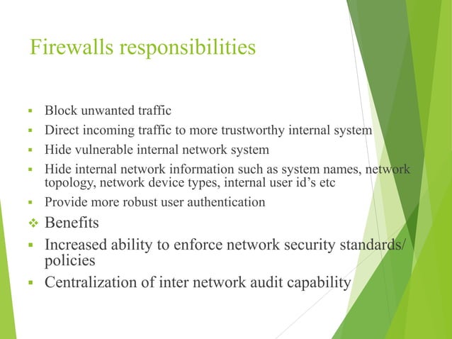 System Security- Firewalls and ID System | PPT | Free Download
