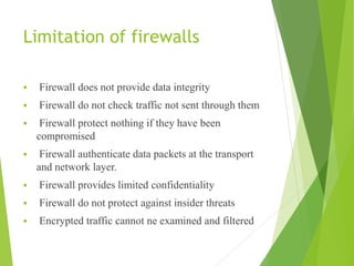 System Security- Firewalls and ID System | PPTX