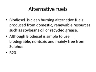 Alternative Fuels | PPTX