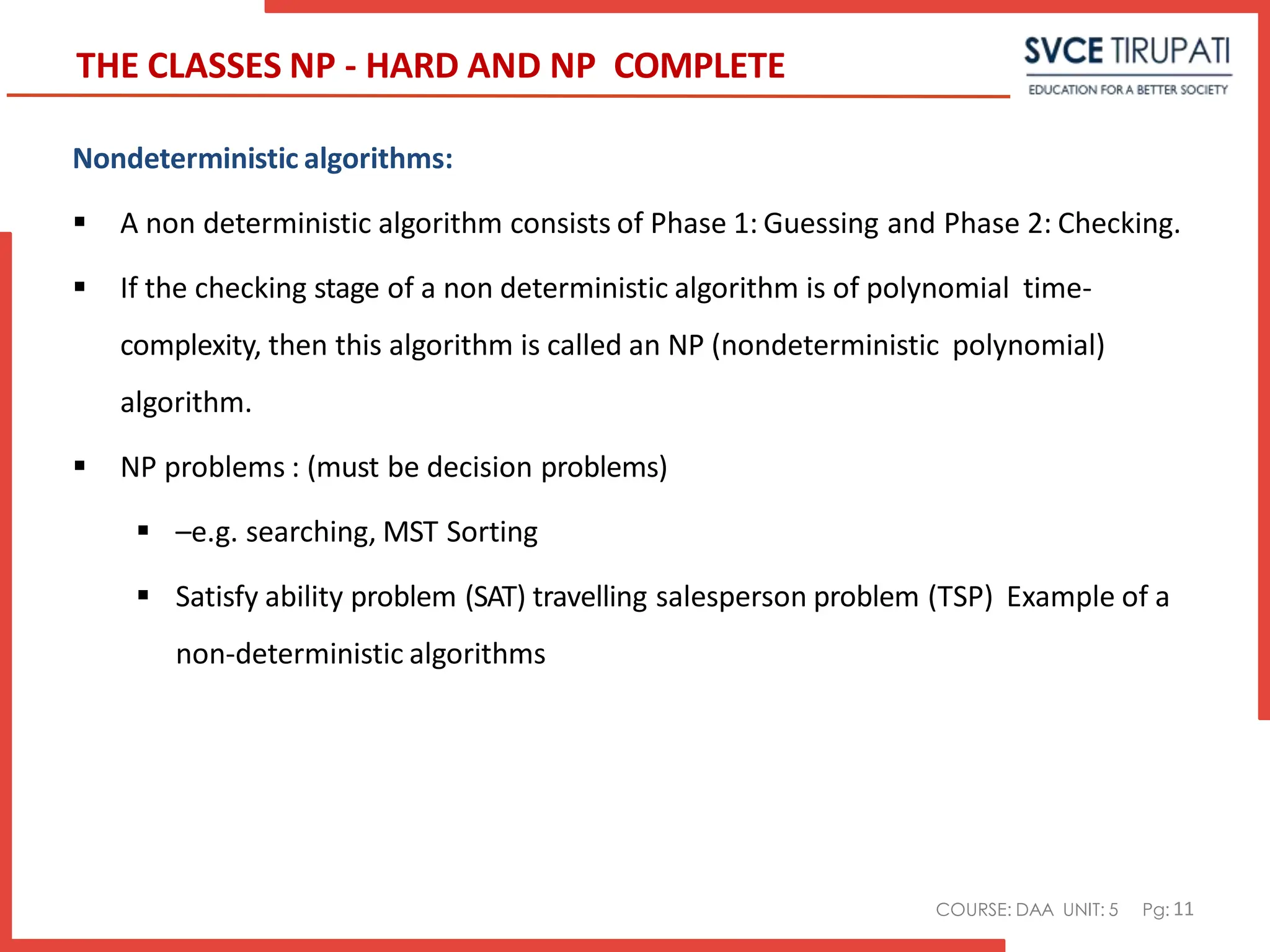 UNIT-V.pdf daa unit material 5 th unit ppt | PDF | Programming ...