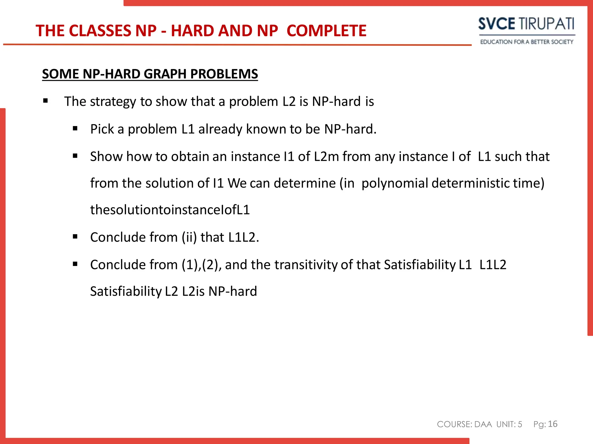UNIT-V.pdf daa unit material 5 th unit ppt | PDF