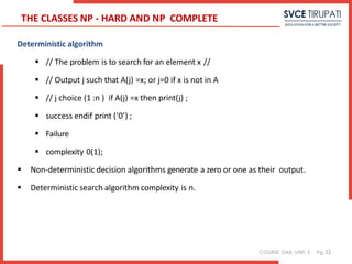 UNIT-V.pdf daa unit material 5 th unit ppt | PDF
