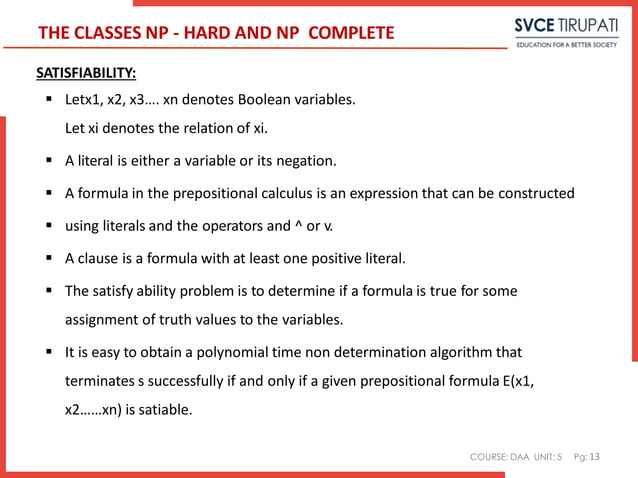 UNIT-V.pdf daa unit material 5 th unit ppt | PDF | Programming ...