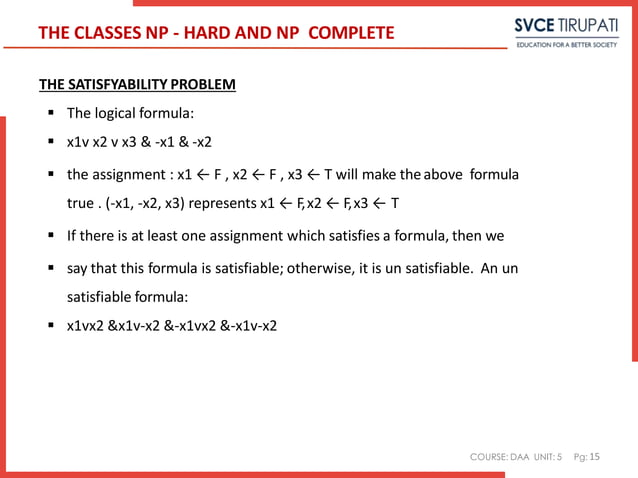 UNIT-V.pdf daa unit material 5 th unit ppt | PDF | Programming ...