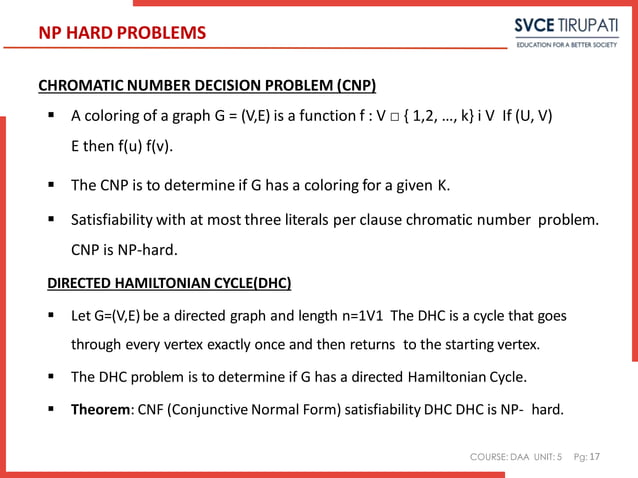 UNIT-V.pdf daa unit material 5 th unit ppt | PDF | Programming ...