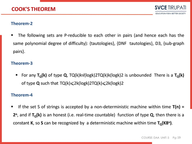 UNIT-V.pdf daa unit material 5 th unit ppt | PDF | Programming ...