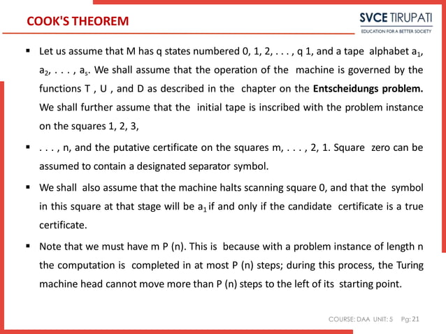 UNIT-V.pdf daa unit material 5 th unit ppt | PDF | Programming ...
