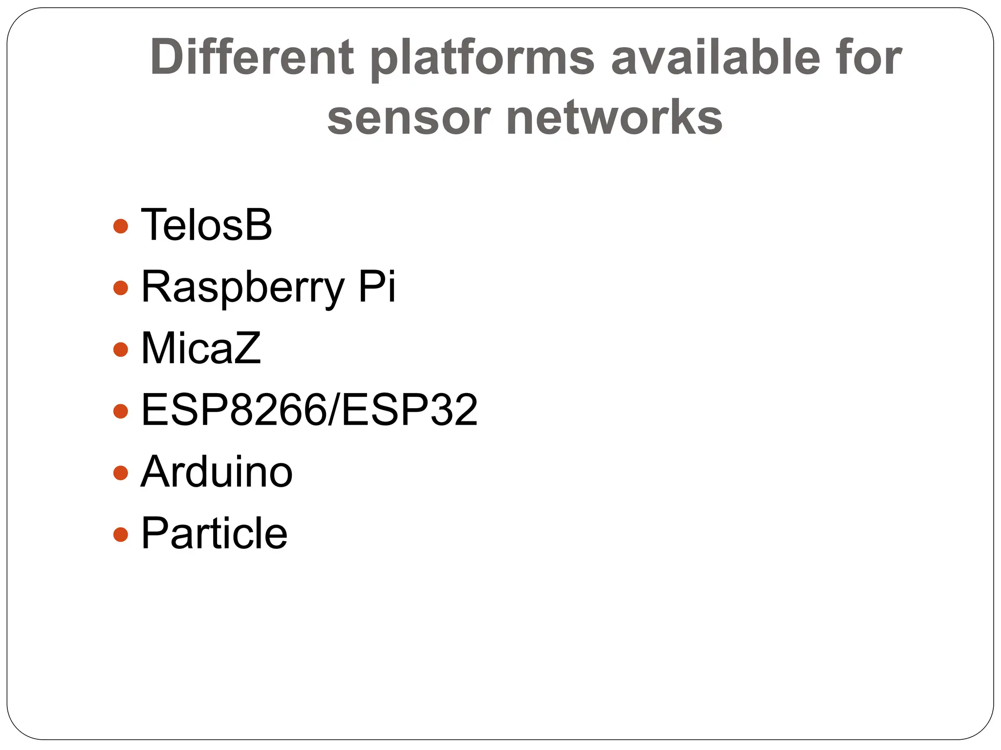 OPERATING SYSTEMS FOR SENSOR NETWORKSpptx | PPTX