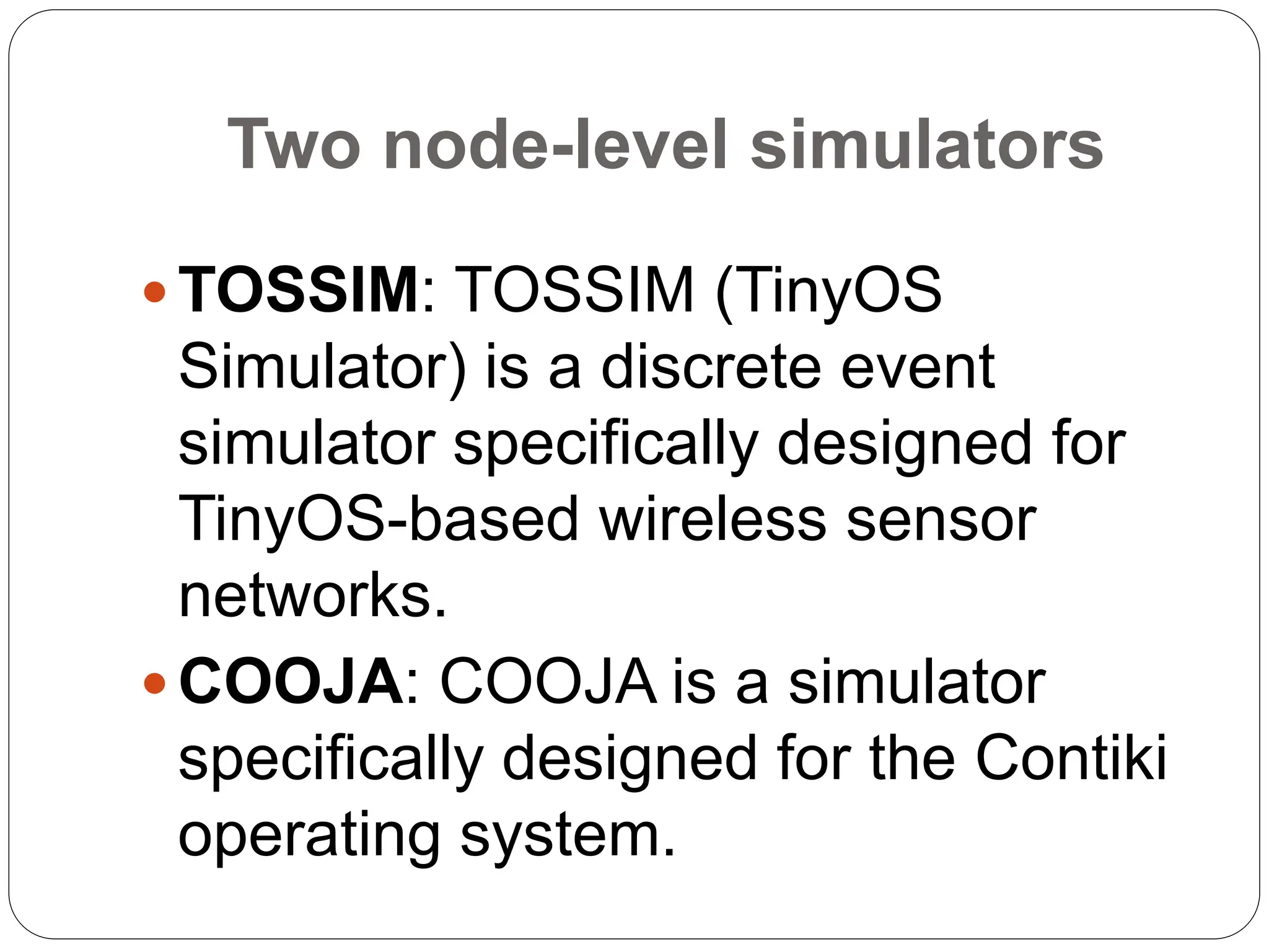 OPERATING SYSTEMS FOR SENSOR NETWORKSpptx | PPTX