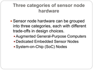 OPERATING SYSTEMS FOR SENSOR NETWORKSpptx | PPTX