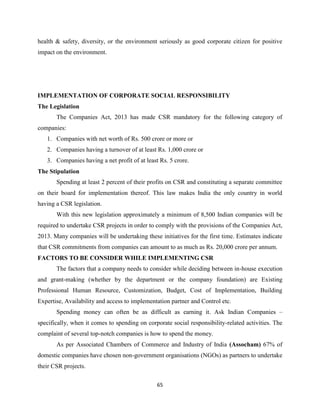 Corporate social responsibility - unit 5 | PDF | Business | Business ...