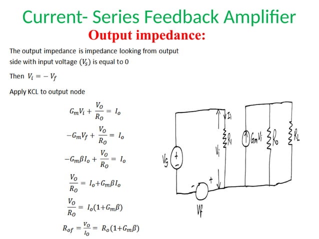 Unit - V feedback amplifiers and oscillator | PPT