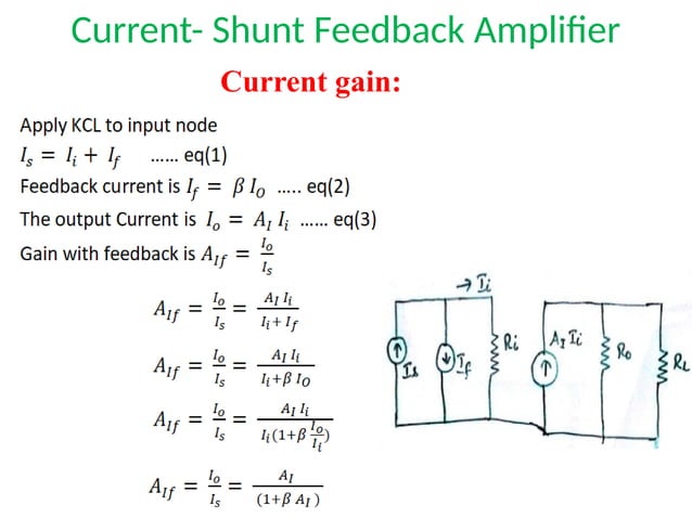 Unit - V feedback amplifiers and oscillator | PPT