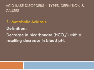 Unit-V Acid base maintenance.pptx. in biochemistry | PPTX