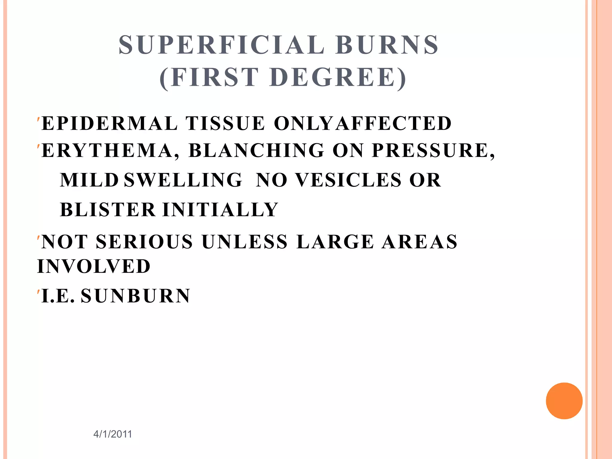 Burns & cosmetic surgery | PPTX