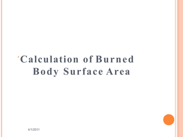 Burns & cosmetic surgery | PPTX | First Aid | Injuries