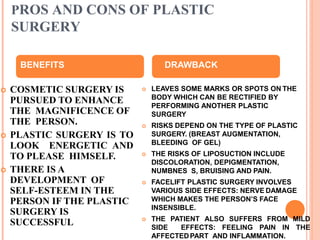 Burns & cosmetic surgery | PPTX