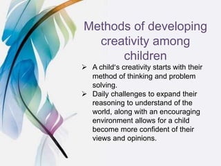 educational psychology - creativity | PPTX