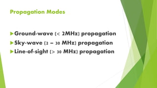 Unit vi ANTENNA AND WAVE PROPAGATION | PPTX
