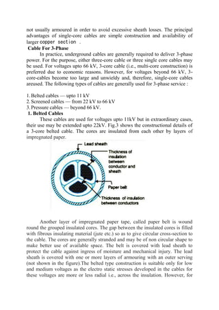 under ground cable document | PDF