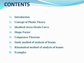Analysis of beam by plastic theory-part-I, | PDF