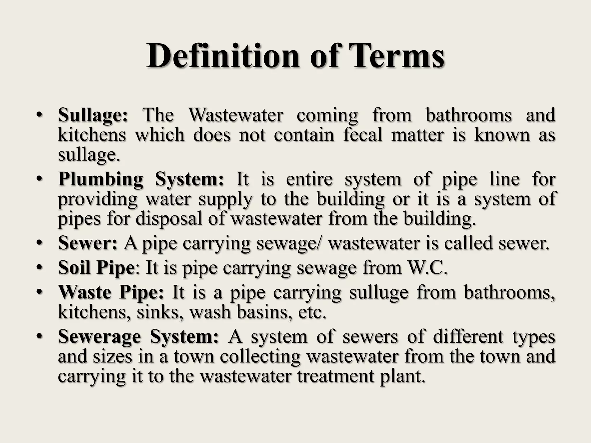 House Drainage System | PPTX