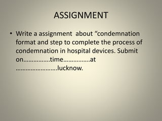 Unit vii condemnation process | PPTX