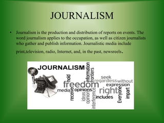 Unit vii journalism | PPTX