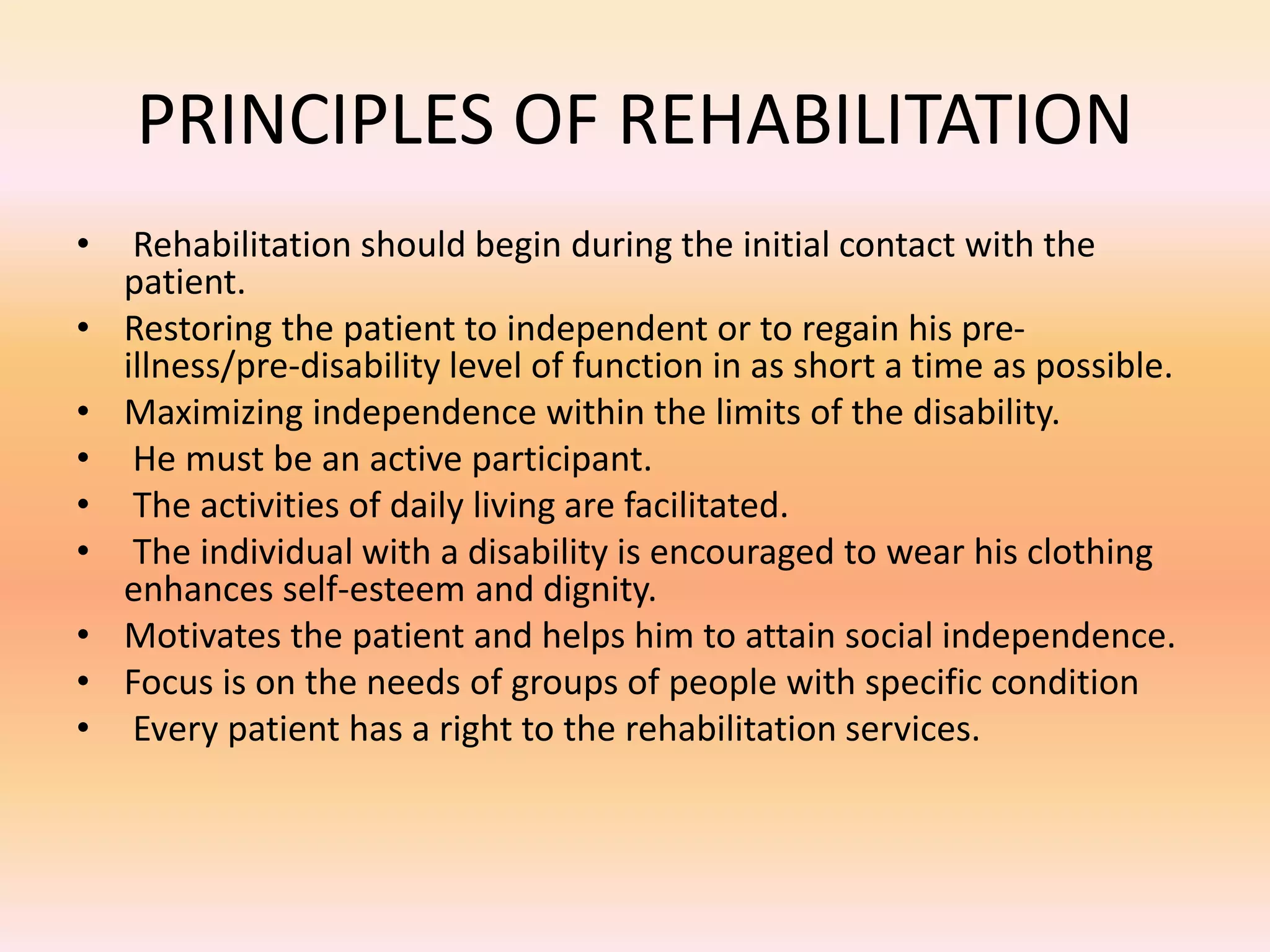 UNIT-VII model and methods of rehabilitation.pptx