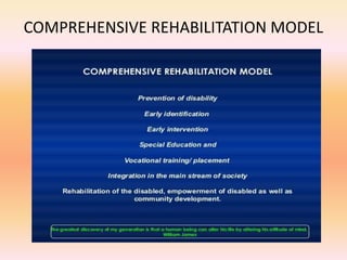 UNIT-VII model and methods of rehabilitation.pptx