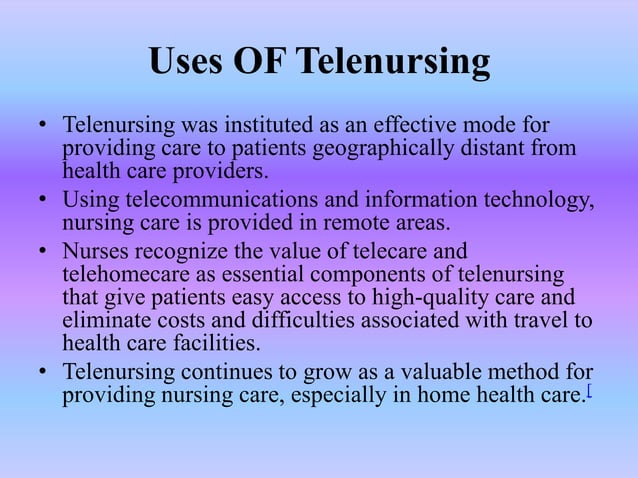 Unit vii tele nursing | PPT