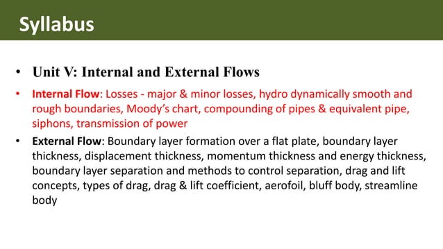 Fluid flow in Pipe_External and Internal | PPT