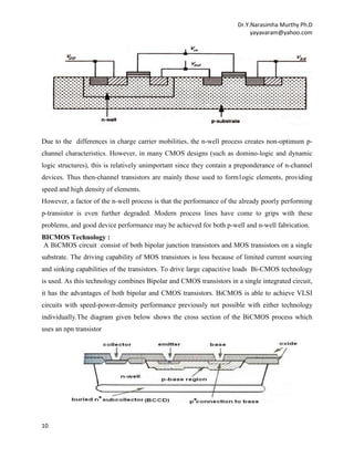 Introduction to VLSI Technology | DOCX