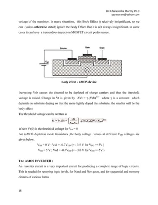 Introduction to VLSI Technology | DOCX